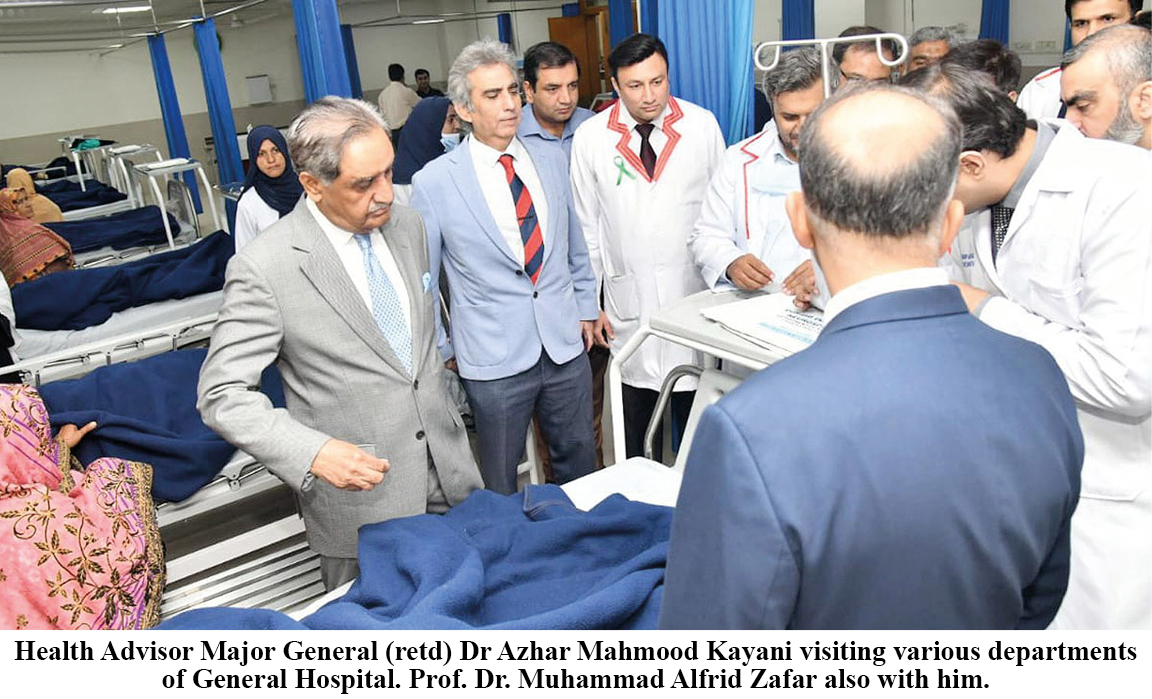 Epaper - Pakistan Observer | Health Advisor Major General (retd) Dr ...